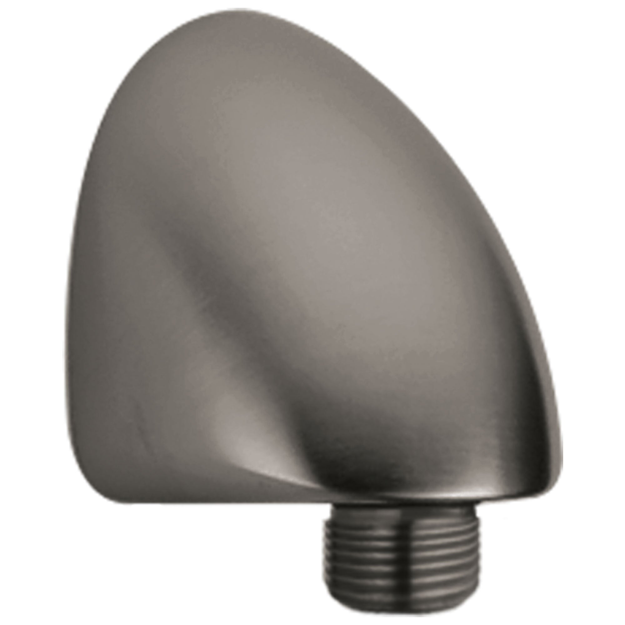 Delta Black Stainless Steel Finish Drop Wall 90-Degree Elbow for Hand ...