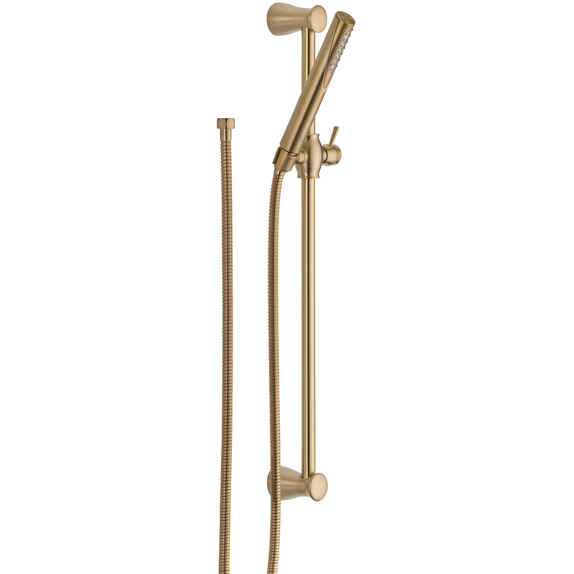 Delta Grail Champagne Bronze Modern Handheld Showerhead with Slide Bar ...