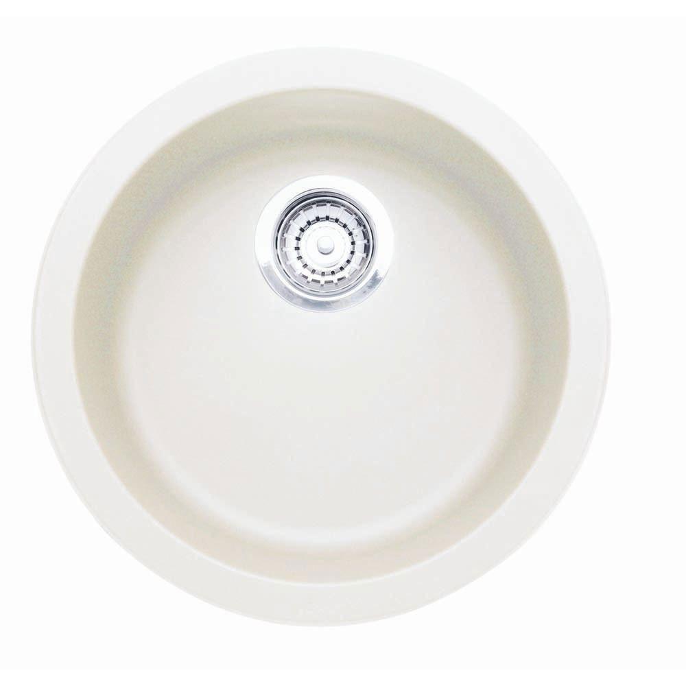 Blanco Rondo Dual Mount Granite Composite 17.7 inch 1-Hole Single Bowl ...
