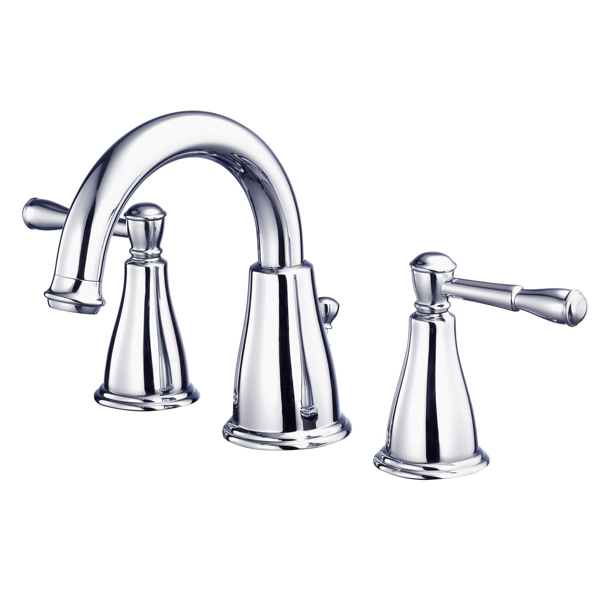 Danze Eastham Chrome Scroll Lever Widespread Bathroom Sink Faucet ...
