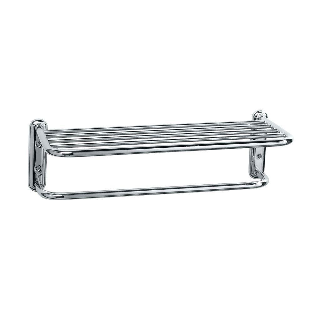 Gatco Hotel Style Towel Rack in Chrome 374481 - FaucetList.com