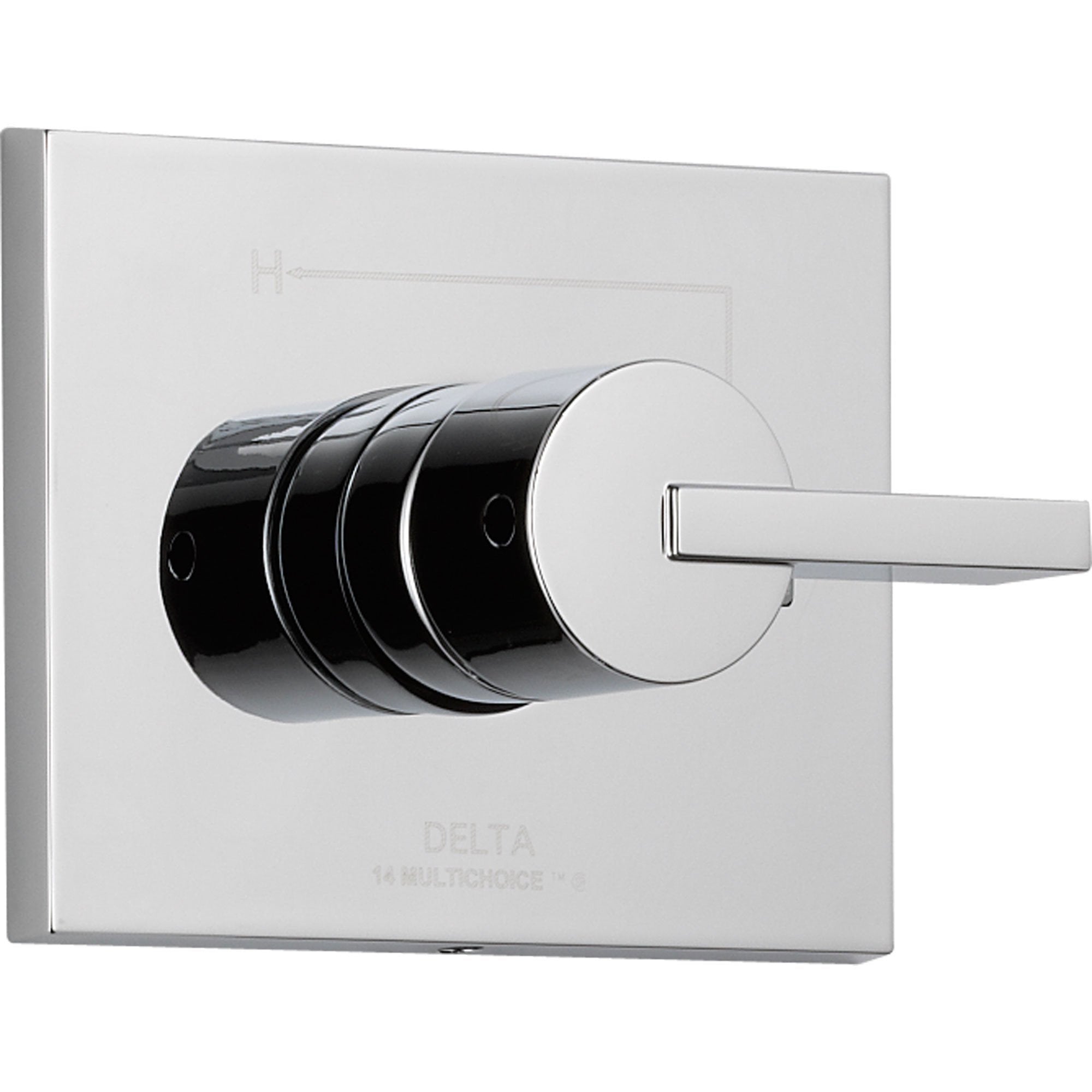 Delta Vero Modern Chrome Single Handle Shower Control Valve Trim Kit 5 ...