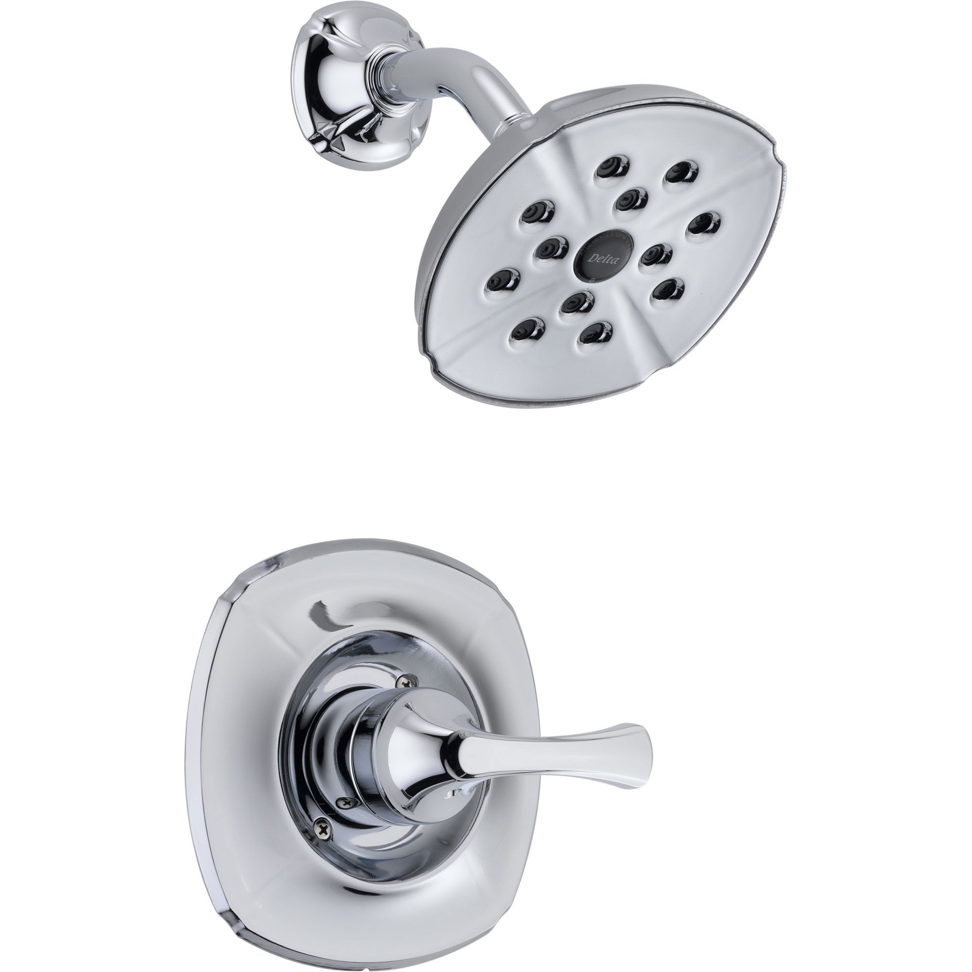 Delta Addison Chrome Single Handle Modern Shower Only Faucet with Valv ...