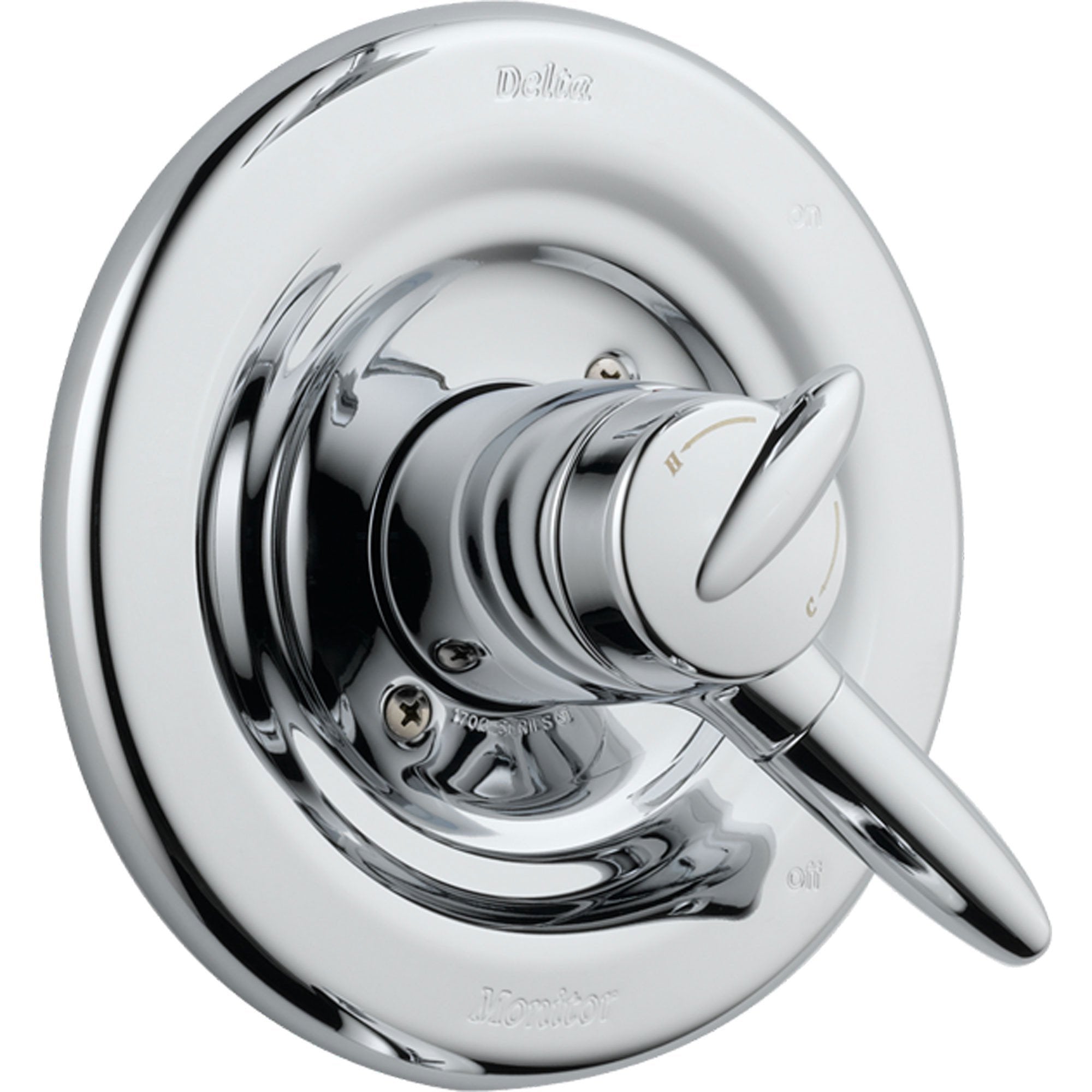 Delta Grail 2-Handle Chrome Temp/Volume Shower Control Includes Valve ...