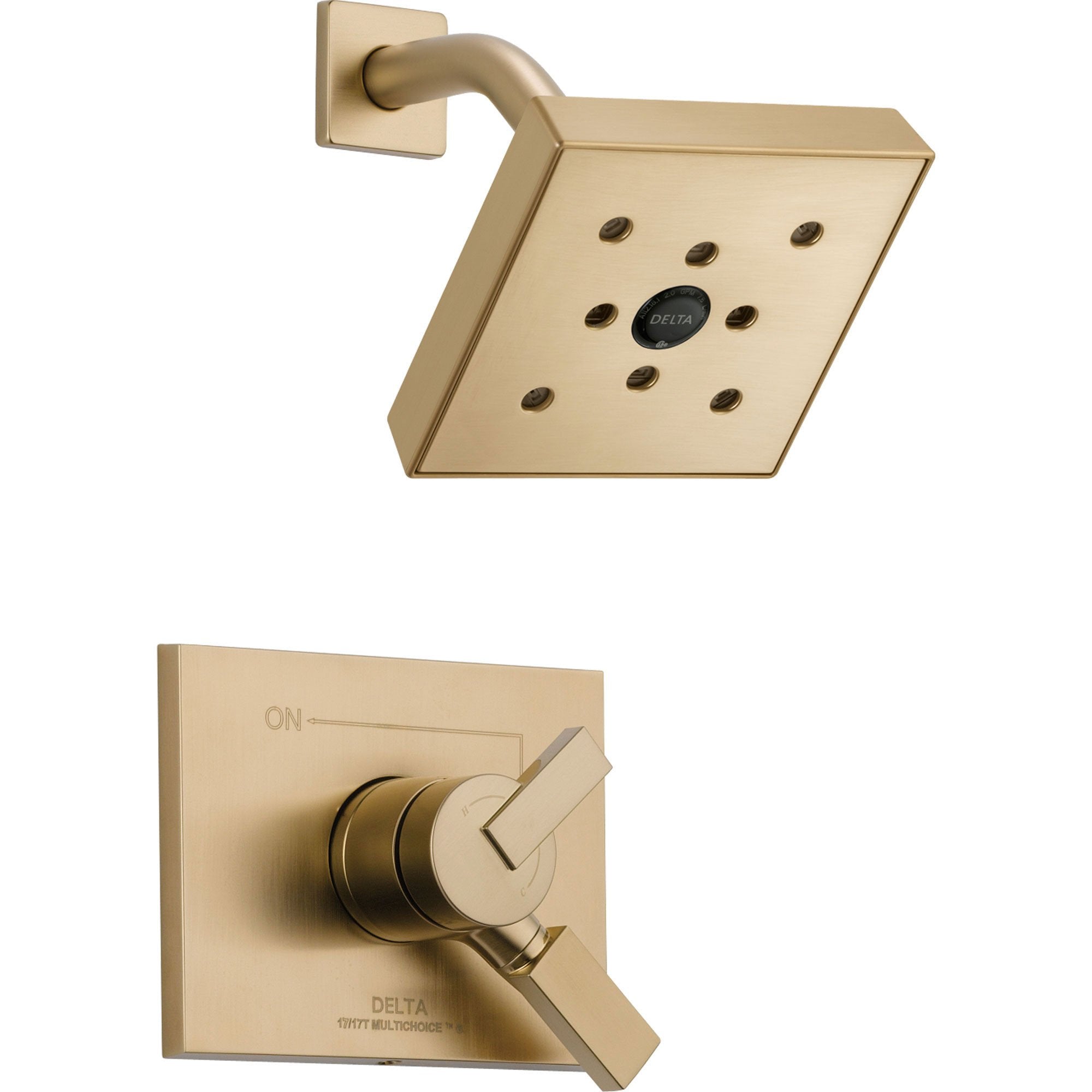 Delta Vero Champagne Bronze Temp/Volume Control Shower Faucet with Val ...